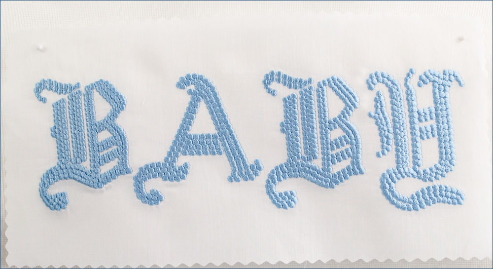 Simply Wonderful Things Baby Vintage-style Monogram