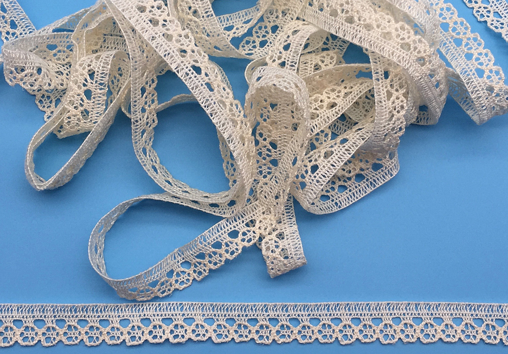 Simply Wonderful Things Pale Ecru Vintage Lace Trim, by the yard