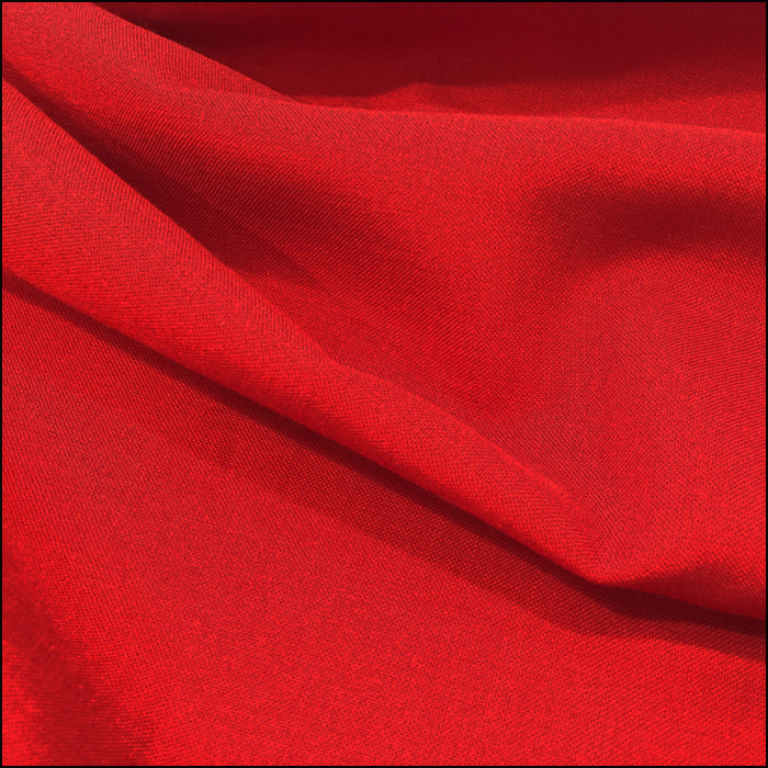 Simply Wonderful Things SALE! Red Wool & Poly Challis, $11.00 a yard