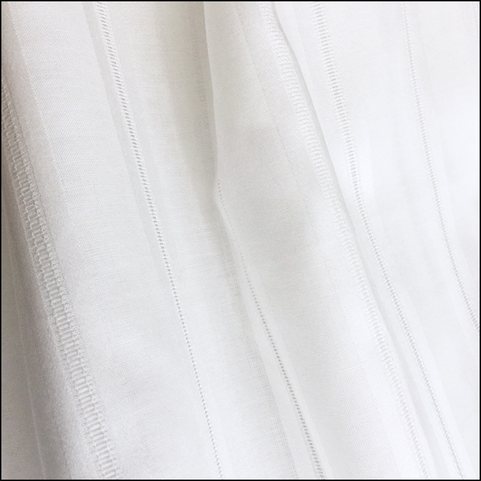 Simply Wonderful Things Ivory 100% Cotton Satin Stripe Dimity $28 a yard